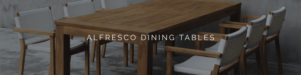 Alfresco dining tables