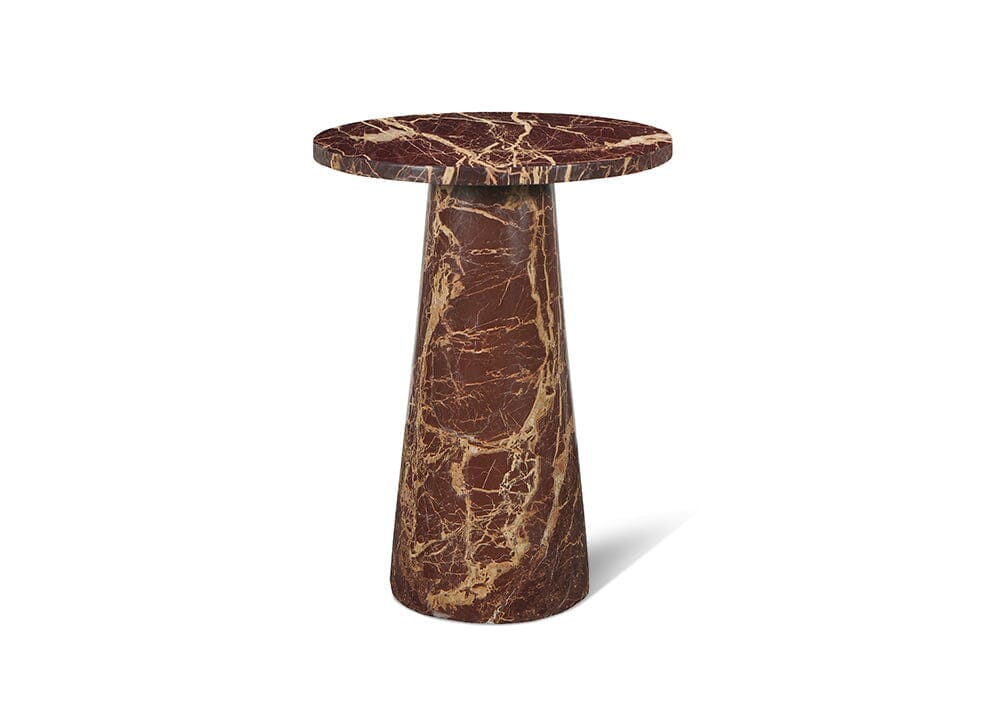 Ravenna Red Marble Side Table