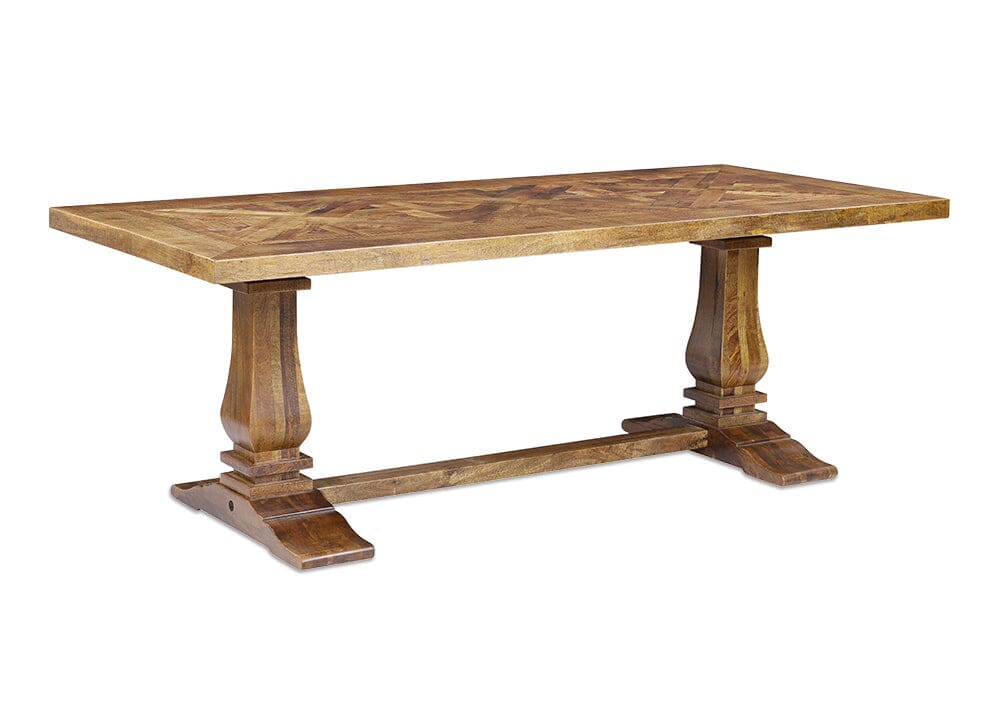 Lyon Dining Table - Mango Parquetry (260)
